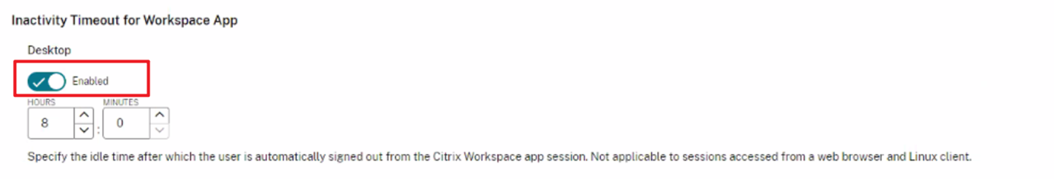 Citrix Workspace App Timeout Notification Is Shown